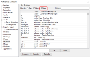 How to Create Keyboard Shortcuts in Audacity? - Voice Over Tip