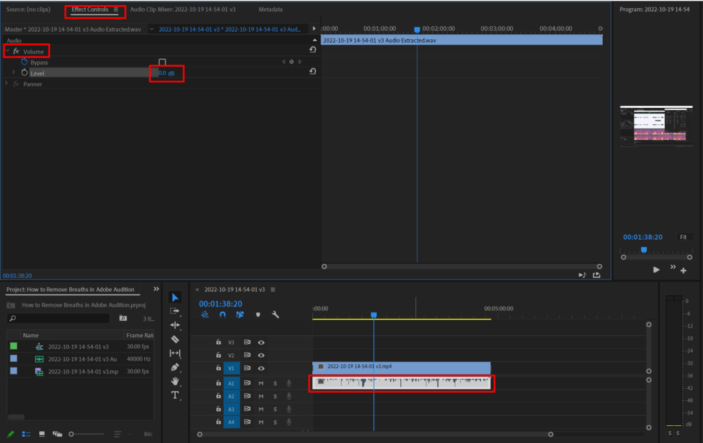 How To Adjust Volume In Premiere Pro Voice Over Tip