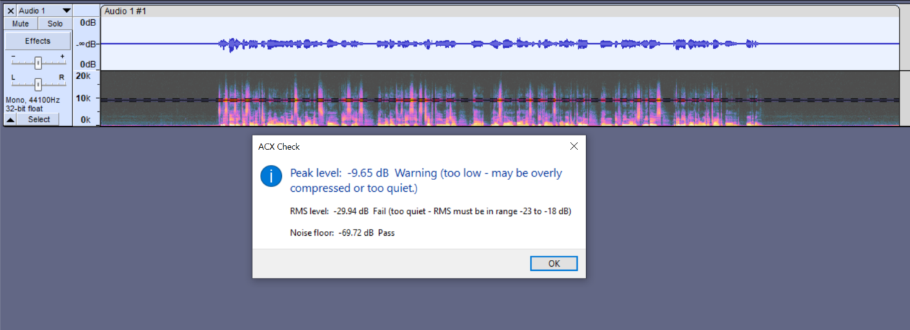 How to Meet ACX Requirements for Audible in Audacity? - Voice Over Tip